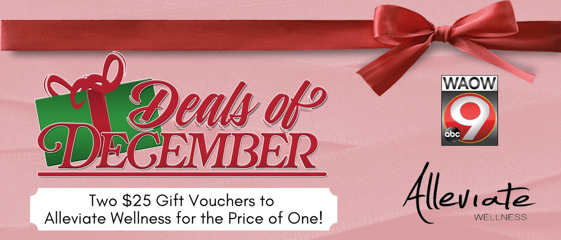 Deals of December - Alleviate Wellness
